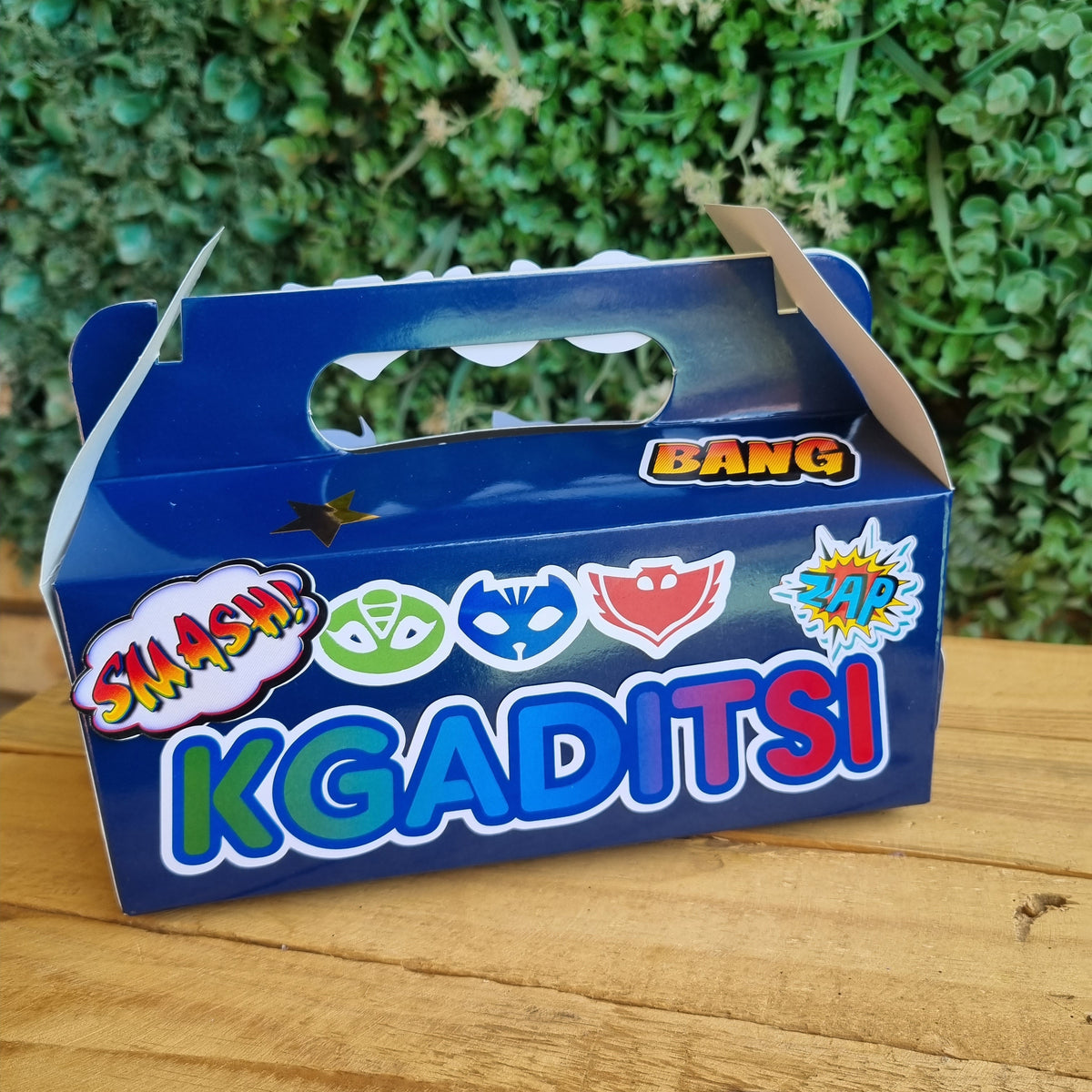 PJ MASKS PARTY PACK BOX only, personalized kiddies birthday party them ...