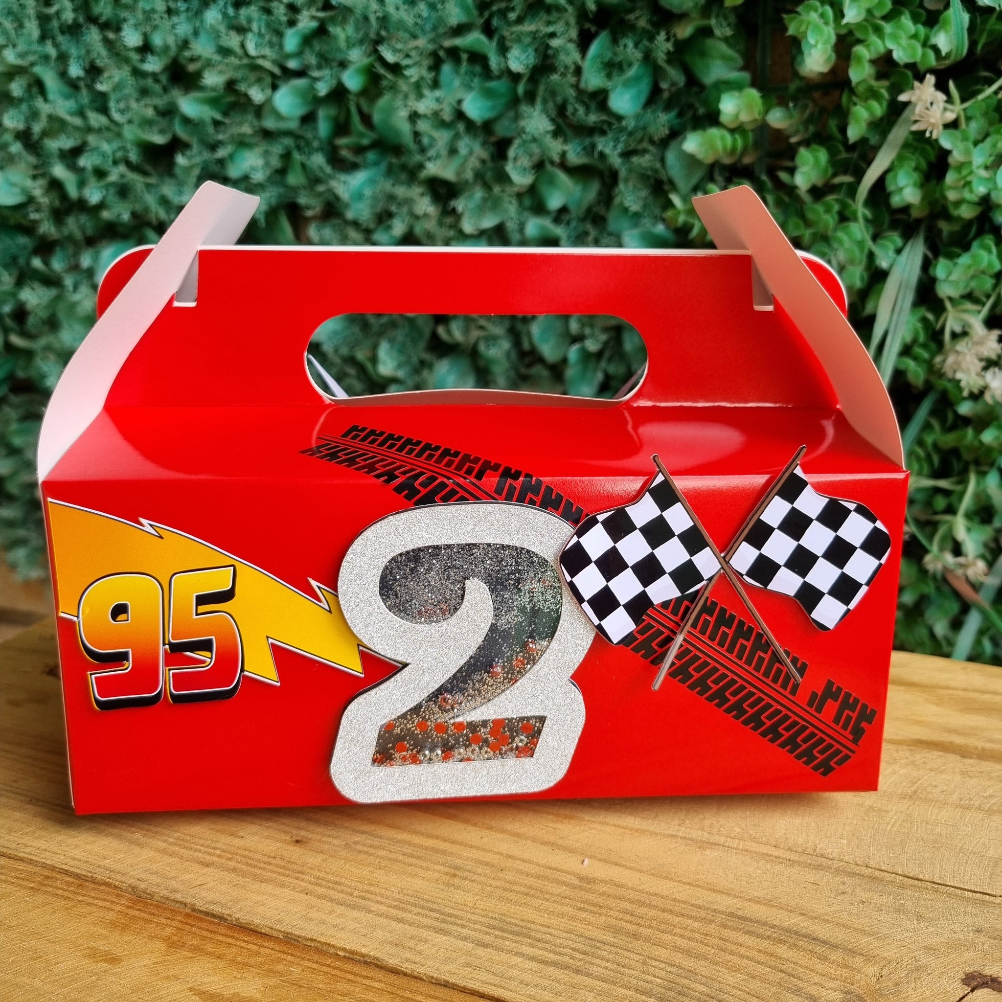 CARS LIGHTNING MCQUEEN PARTY PACK BOX only, personalized kiddies birth ...